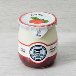 Yoghurt bio strawberry "fraise" - 125g