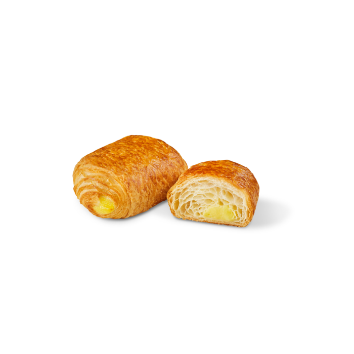 Pre-baked custard mini danish 6 x 40g - (frozen) / follow our cooking tip