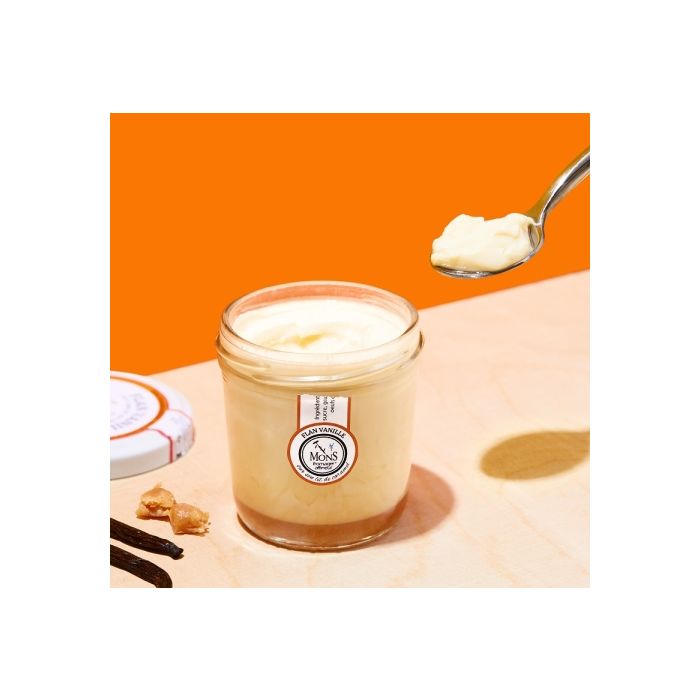 Artisan vanilla with caramel flan - 110g - no preservative, no thickener