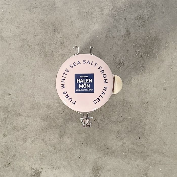 Pure sea salt llanddwyn clamp top jar - 100g
