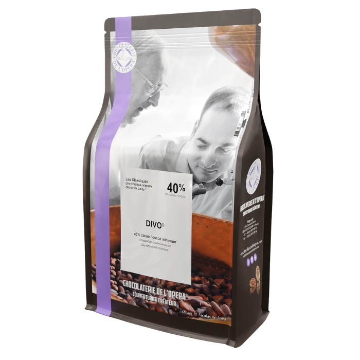 Milk chocolate divo 40% - 5kg
