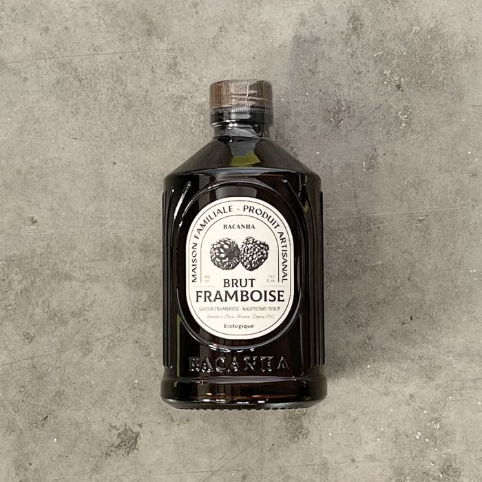 Organic raspberry syrup in glass bottle - 400ml