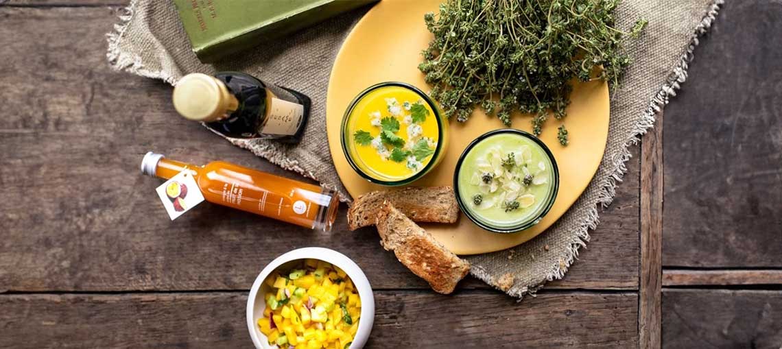 SUMMER mango, crab & coriander gaspacho recipe ☀️ - Secrets Room