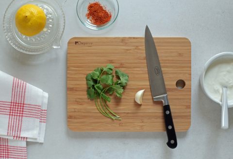 SPRING MENU lamb balls with herbs and yogurt sauce - Secrets Room