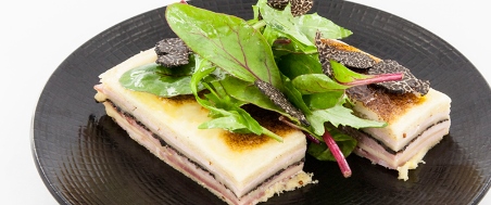 Croque-Monsieur with black truffle