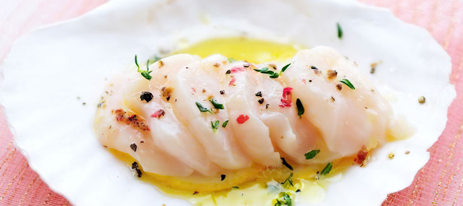Scallops carpaccio recipe